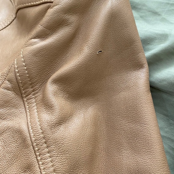 Cortefiel Leather | Jackets & Coats | Cortefiel Made In Italy Leather ...